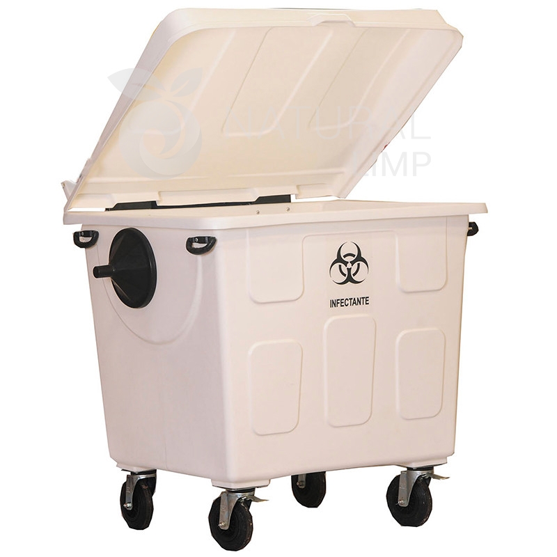 Lixeira para Coleta Seletiva Container 1000 litros