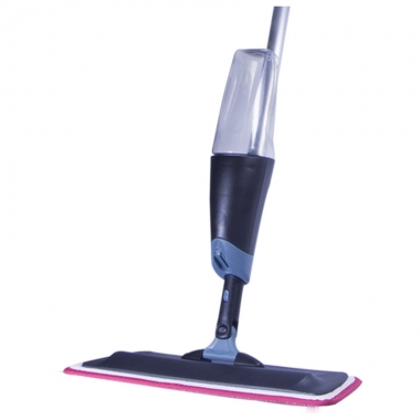 Mop automático com reservatório para líquido e borrifador spray