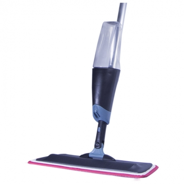 Mop automático com reservatório para líquido e borrifador spray